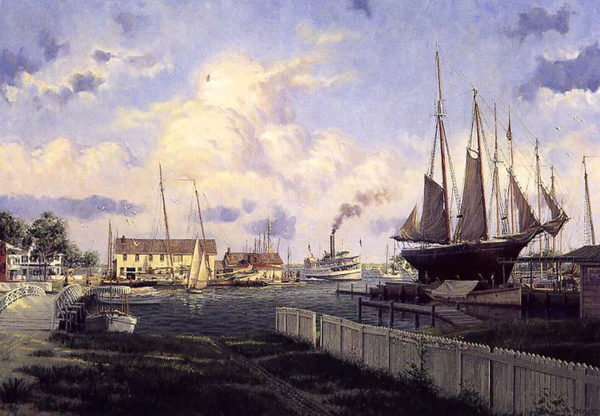 Summer Afternoon at St. Michaels – Annapolis Marine Art Gallery