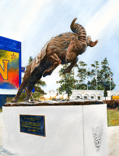 USNA Goat – Annapolis Marine Art Gallery