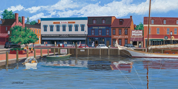 ANNAPOLIS CITY DOCK – Annapolis Marine Art Gallery