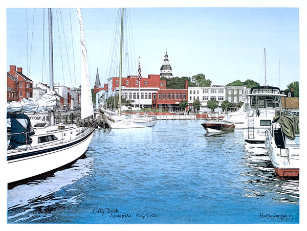 City Dock Annapolis – Annapolis Marine Art Gallery